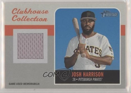 2019 Topps Heritage Clubhouse Collection Relics Josh Harrison #CCR-JHA ...