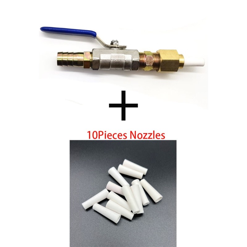 Sandblaster Nozzle Valve Sand Blasting Gun for 5/10/20 Gallon Sandblast ...