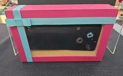 Radley Black Leather Jewellery Wrap Boxed Gift | eBay