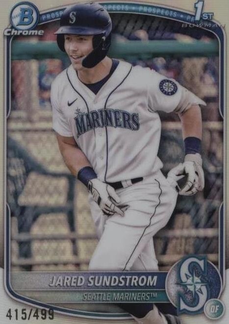2025 Bowman - Chrome Prospects Jared Sundstrom #BCP-85 Refractor /499 ...