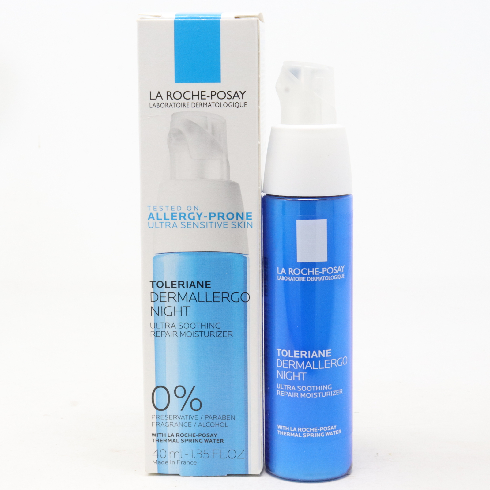 La Roche-Posay Toleriane Dermallergo Night Facial Moisturizer 1.35oz ...