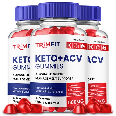 TrimFit Keto ACV Gummies, Trim Fit Keto Gummies Max Strength Official ...