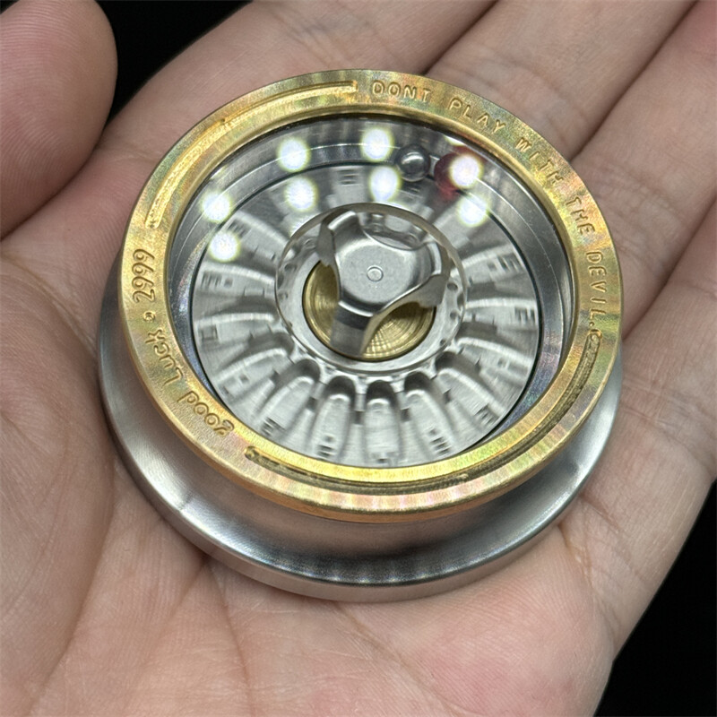 Number Roulette Fidget Spinner EDC Metal Adult Fidget Toy ADHD Hand ...