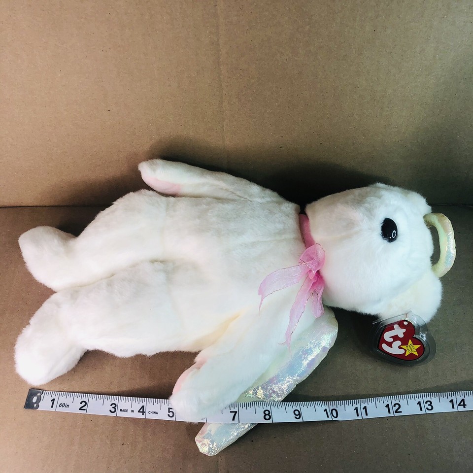 TY The Beanie Buddies Collection. HALO Rare with Brown nose. Bear Buddy ...