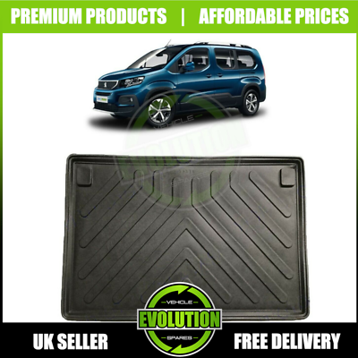 Tailored Boot tray liner car mat Heavy Duty FOR PEUGEOT RIFTER 2018+ | eBay