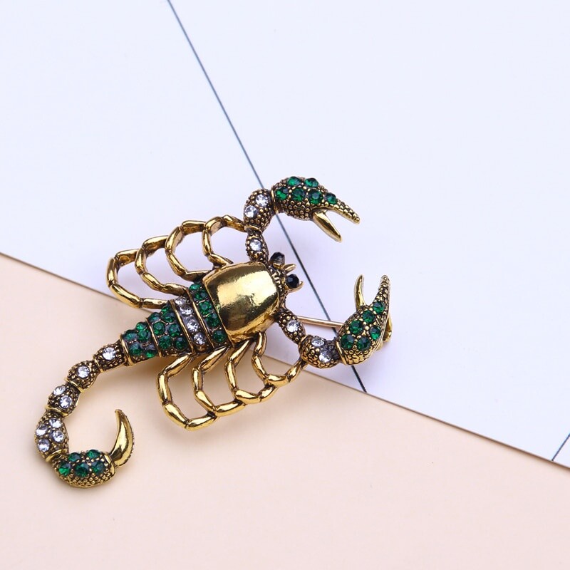 Scorpion Insect Brooch Enamel Pin Metal Lapel Pin Men Jewelry Gifts ...
