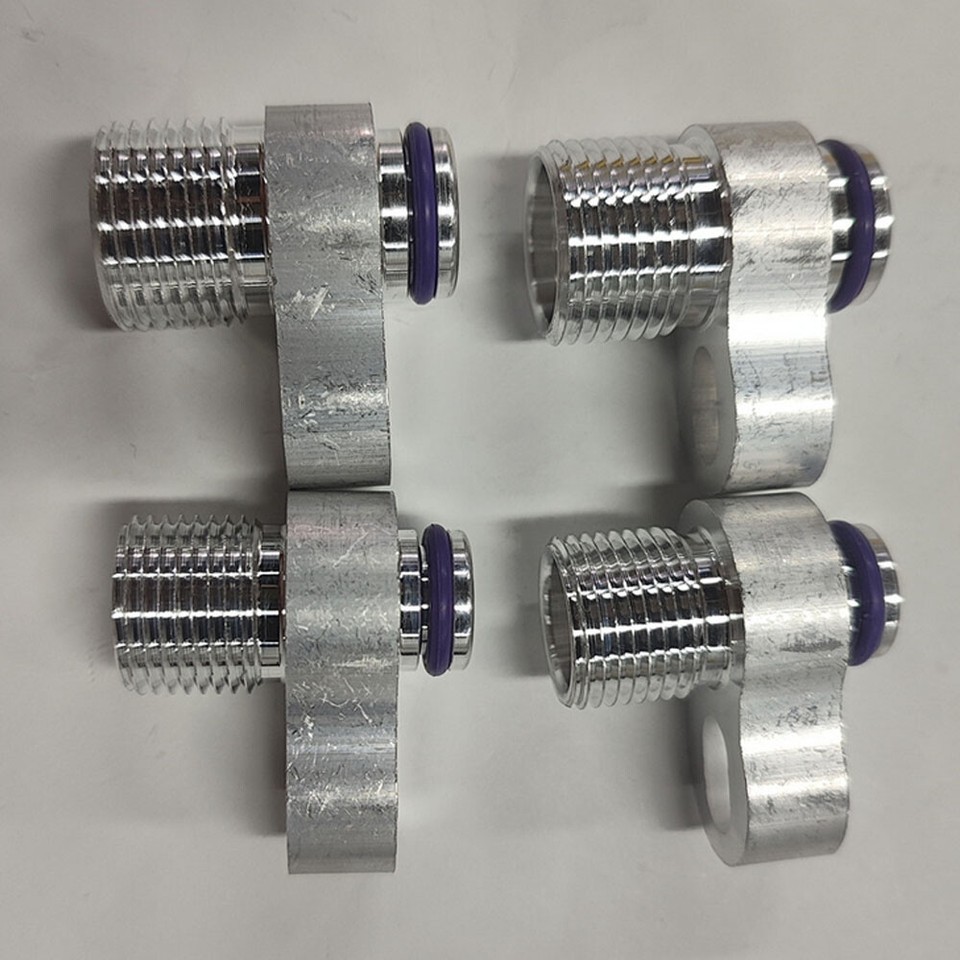 Swap A/C Compressor Adapter Fittings Fits For Denso 10S17F & 10S20F ...