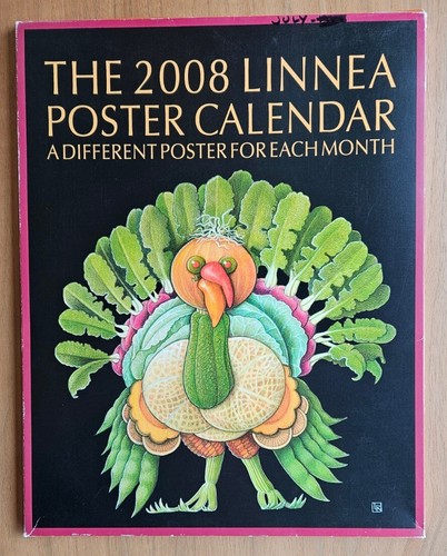2008 LINNEA Poster Calendar 11 x 14 with 12 Prints Artwork by Johanna ...