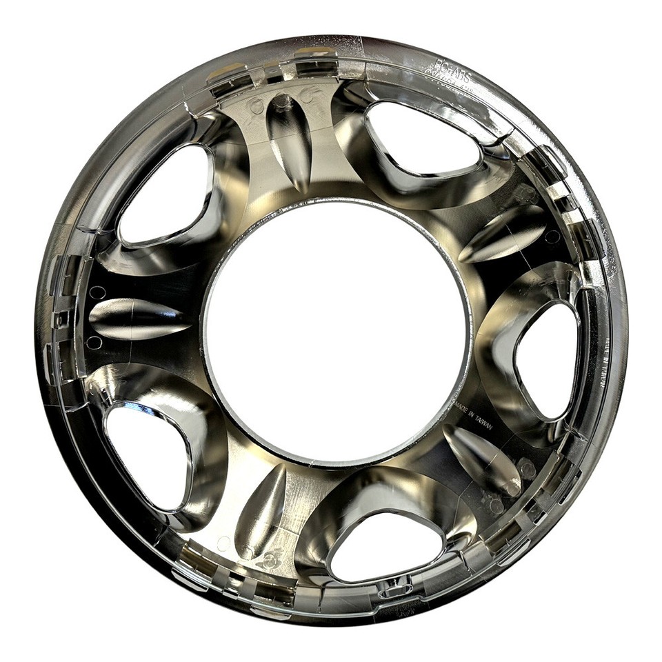 4 Chrome 17" Dually Wheel Simulators Dual Rim Liners for 08-10 ...