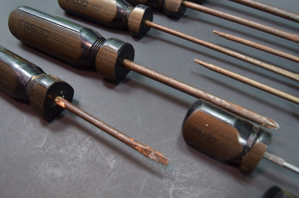 Credo Professional Screwdrivers Plastic Handles Phillips Flat Torx Set ...