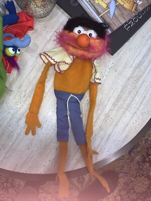 The Muppets Animal Hand Puppet Doll #854 Fisher Price Jim Henson ...