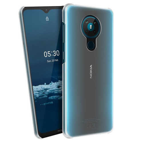 Case for Nokia 5.3 Rigid Rubber Finish Matte Transparent | eBay