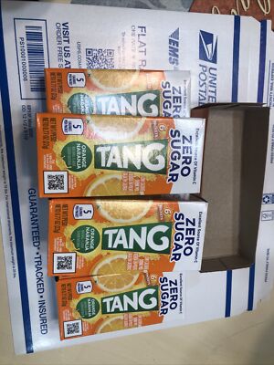 Sugar Free TANG On The Go .77oz each (6 Boxes, 36 packets Best By 2027 ...