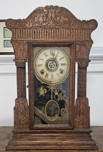WM L GILBERT JEWEL CLOCK | eBay