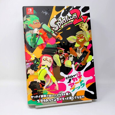 Splatoon 2 Ikasu Art Book Design Works Nintendo 384 FULL COLOR PAGES | eBay
