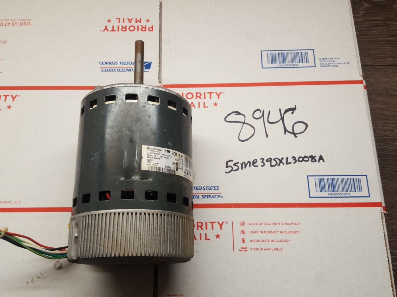 GE ECM Motors 3.0 5SME39SXL3008A Blower Motor 1HP 120/240V 1050RPM ...