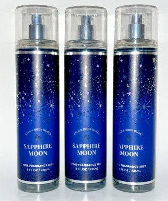 3 Sapphire Moon Fragrance Mist Bath & Body Works 8 fl oz | eBay