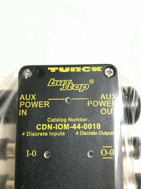 Turck Bus Stop DeviceNet Interlink Block Cdn-iom-44-0010 for sale ...
