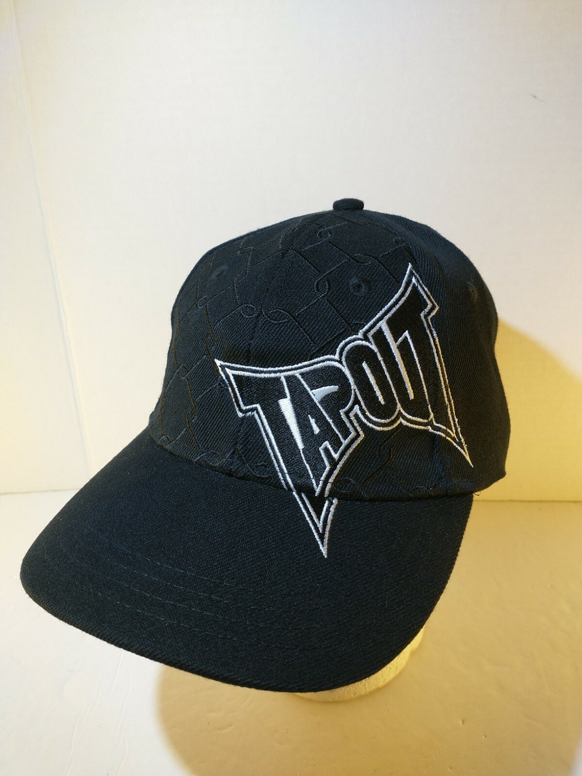Tapout Brand Baseball Cap Hat Adjustable Black w/ White Logo | eBay