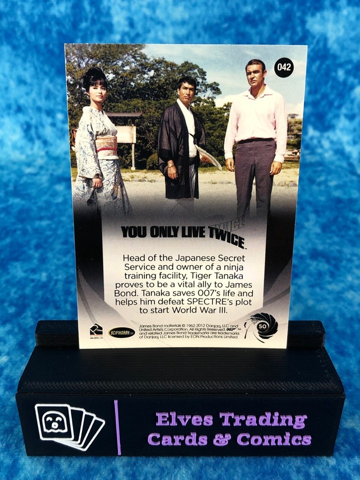 James Bond 50th Anniversary Series 2 SINGLE Non-Sport Trading Card 2012 ...