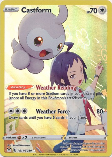 Pokemon Lost Origin Castform Trainer Gallery TG11/TG30 | eBay