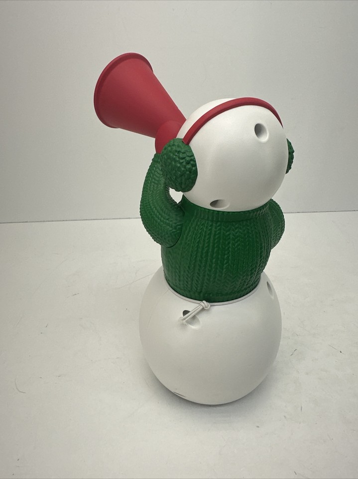 Hallmark Jolly In The John Cheerleader Christmas Cheer Snowman Motion ...