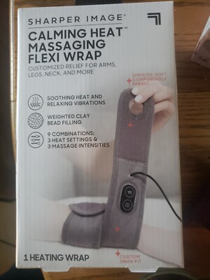 Sharper Image Calming Heat Massaging Flexi Wrap