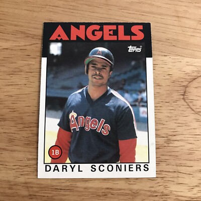 Daryl Sconiers #193 Topps 1986 California Angels Baseball Card | eBay