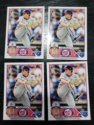 2023 Topps #243 Evan Lee RC Lot (4 Cards) | eBay