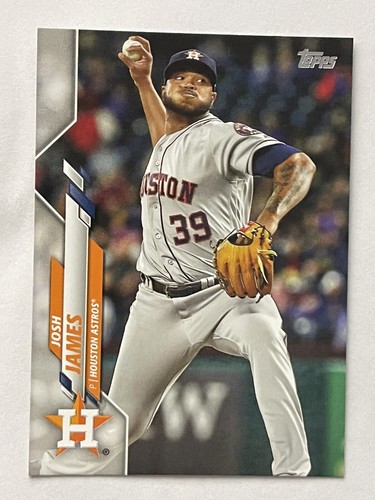 TOPPS 2020 JOSH JAMES #512 PITCHER HOUSTON ASTROS BASEBALL CARD | eBay