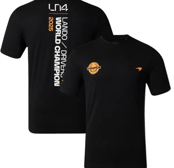 Lando Norris World Champion 2025, F1 LN4 LANDO Shirt, DRIVERS McLaren ...