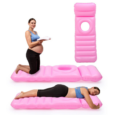 Inflatable Pregnancy Maternity Mattress Foldable Sleep Belly Pillow ...