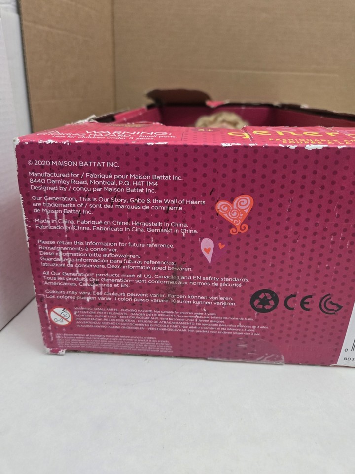 Battat OUR GENERATION GABE 18" Blond Surfer Boy Doll DAMAGED BOX | eBay