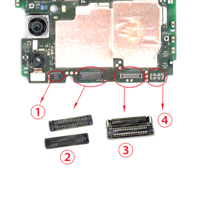 2 X LCD FPC Plug USB board battery plug connector For Samsung GALAXY ...