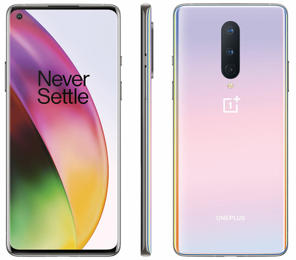 OnePlus 8 5G IN2017 T-Mobile Unlocked 128GB Interstellar Glow C Light ...