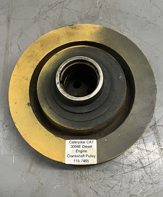 Caterpillar CAT 3056E Diesel Engine Crankshaft Pulley 115-7465 Paver AP ...