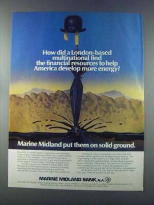1981 Marine Midland Bank Ad - London Multinational | eBay