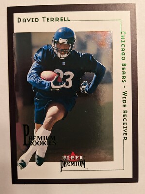 2001 Fleer Premium #201 DAVID TERRELL - 1756/2001 - BEARS, MICHIGAN | eBay