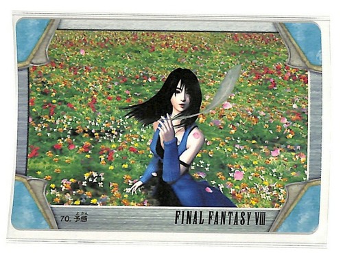 Final Fantasy 8 VIII Trading Card Carddass 70 Rinoa Heartilly Bandai ...