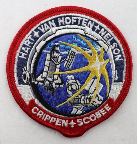 Vintage NASA STS-41C Space Shuttle Challenger 4" In Diameter Patch | eBay