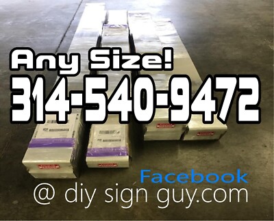 #483 OUTDOOR LED LIGHT BOX Backlit Lighted Sign DIY KIT 4X8 ANY SIZE ...