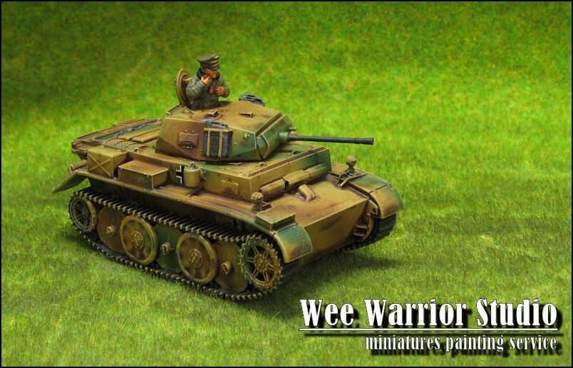 Painted! - Luchs light tank - 28mm WW2 - World War II Bolt Action | eBay