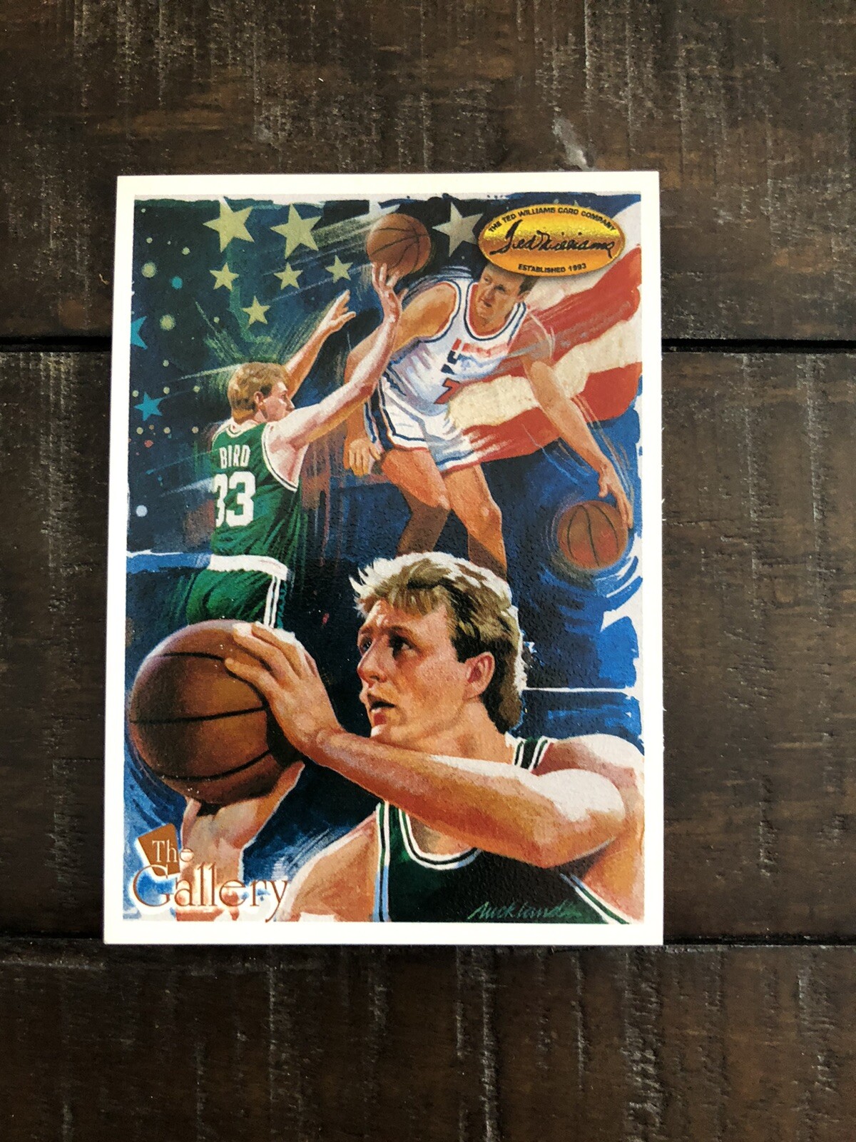 1994 Ted Williams Card Co Basketball Larry Bird The Gallery #G2 | eBay