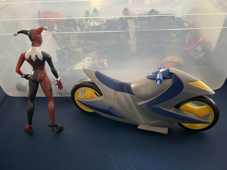VTG 1998 Kenner Batman Animated Series Nightwing Motorcycle 1997 harley ...