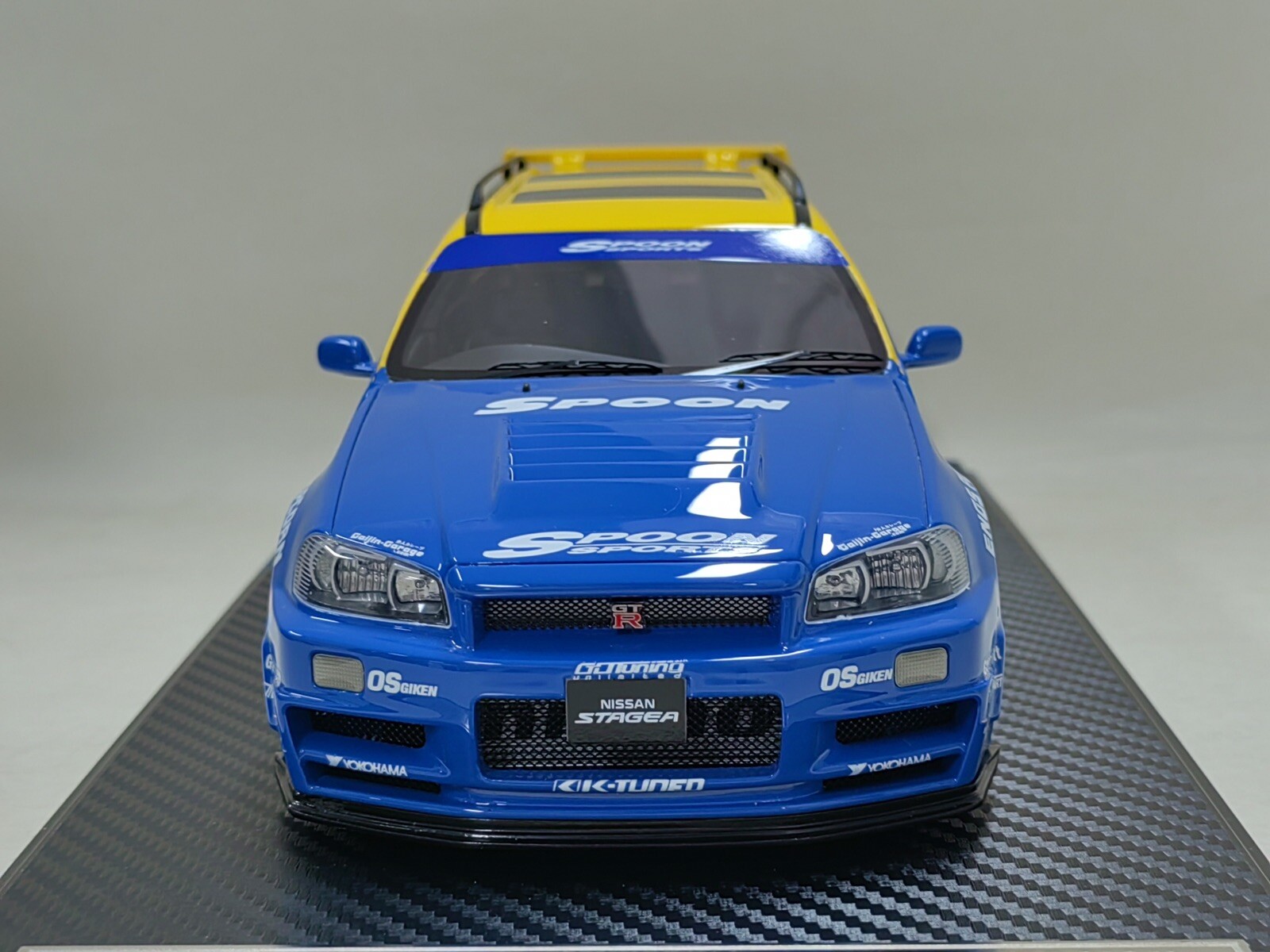 IVY 1/18 Nissan R34 Stagea Spoon no Ignition Makeup TSM resin model lim ...