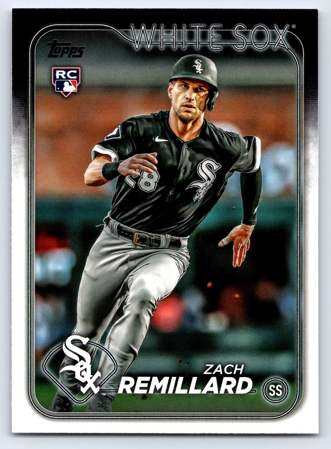 2024 Topps Series 1 Zach Remillard RC Rookie #222 White Sox BASEBALL ...
