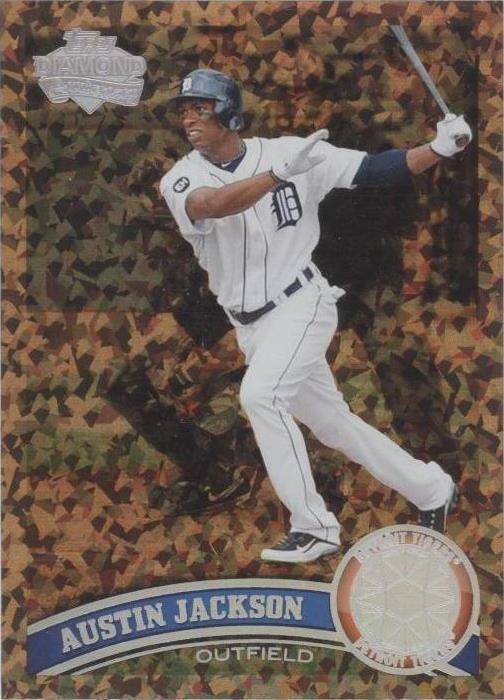 2011 Topps - Austin Jackson #345 Cognac Diamond Anniversary for sale ...