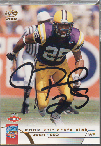 Josh Reed LSU Autographed 2002 Pacific #472 w/COA 091223NPCD75 | eBay