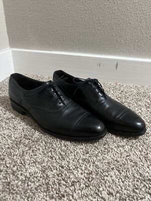Allen Edmonds Stratton Mens Black Oxford Dress Shoes 3307 Size 12A | eBay