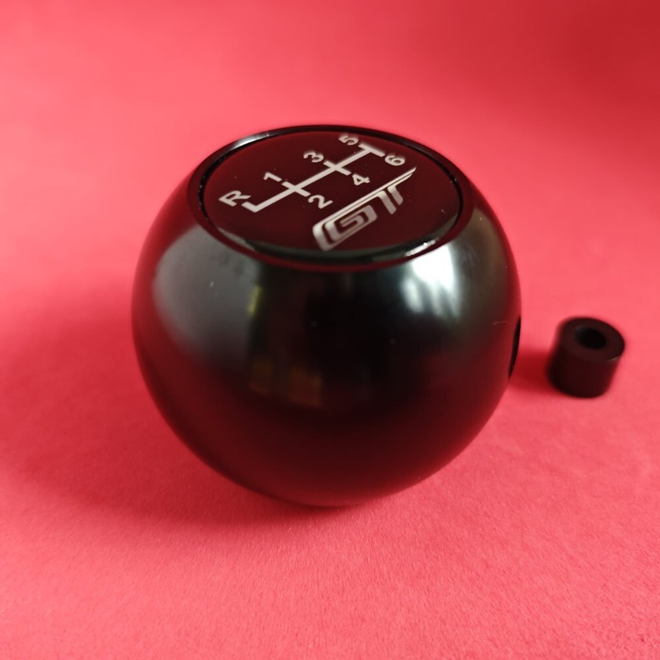 BLACK GT RACE BALL 6S WEIGHTED SHIFT BALL GEAR KNOB for FORD MUSTANG ...